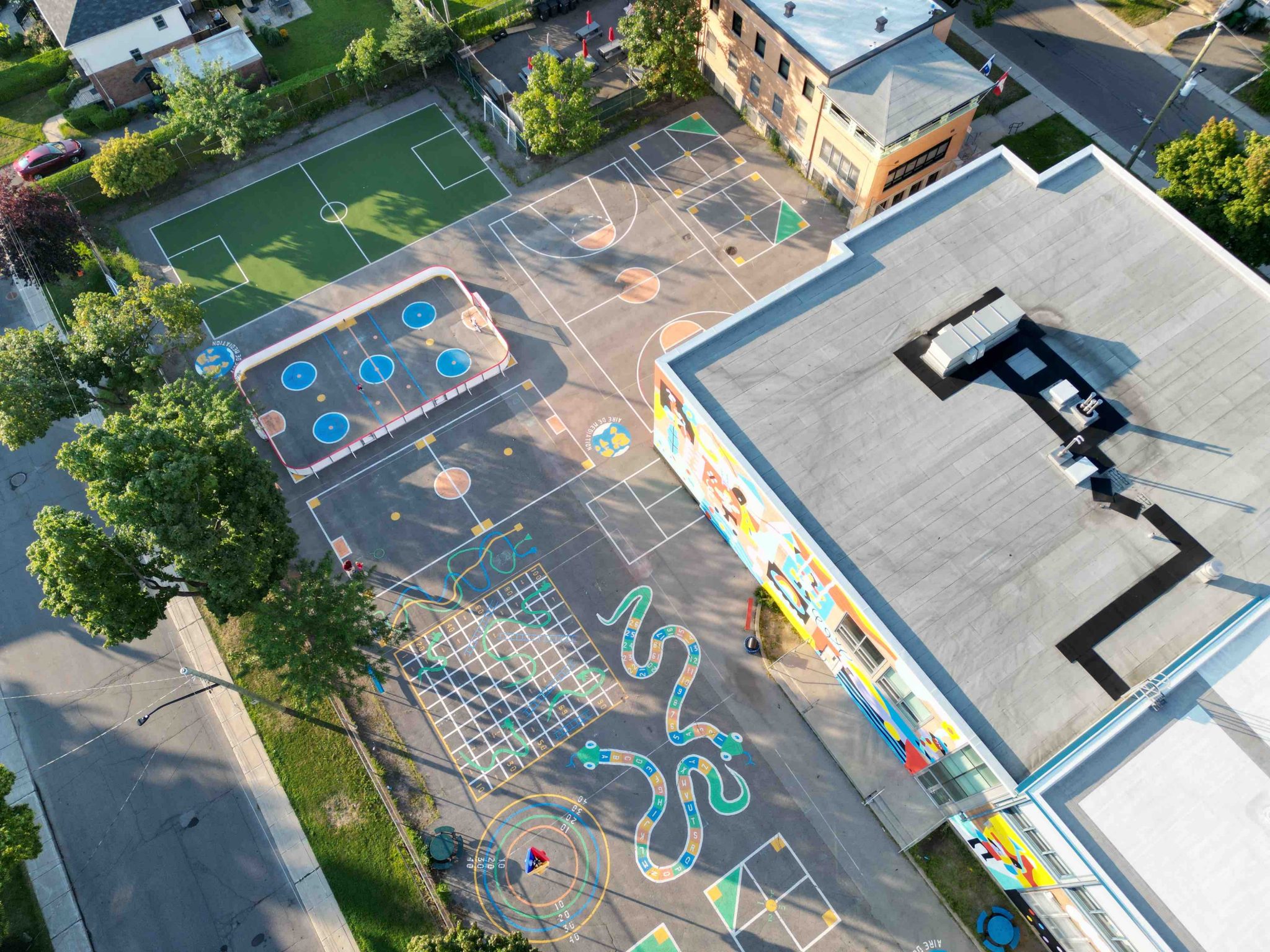 Marc-Olivier Lamothe à l'école Édouard-Laurin - art et architecture